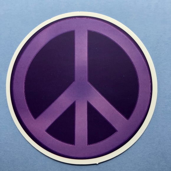 Accessories | 110 Purple Peace Sticker Vsco | Poshmark